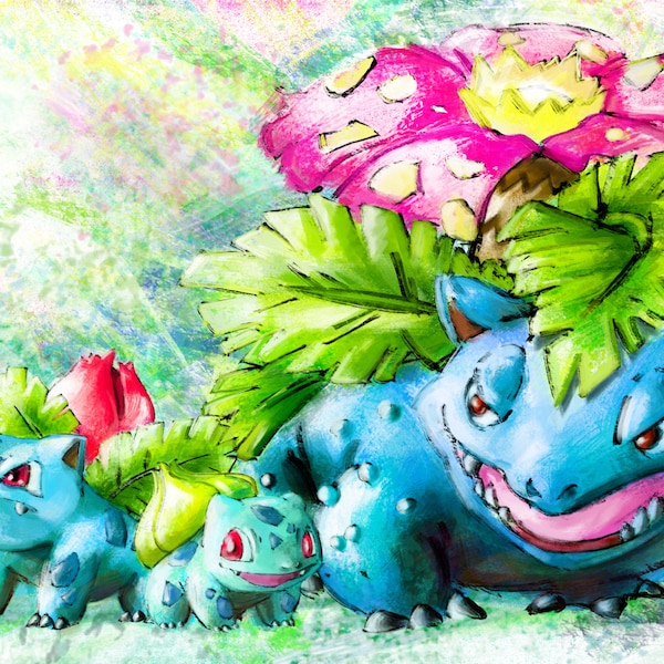 Bulbasaur Poster - Etsy