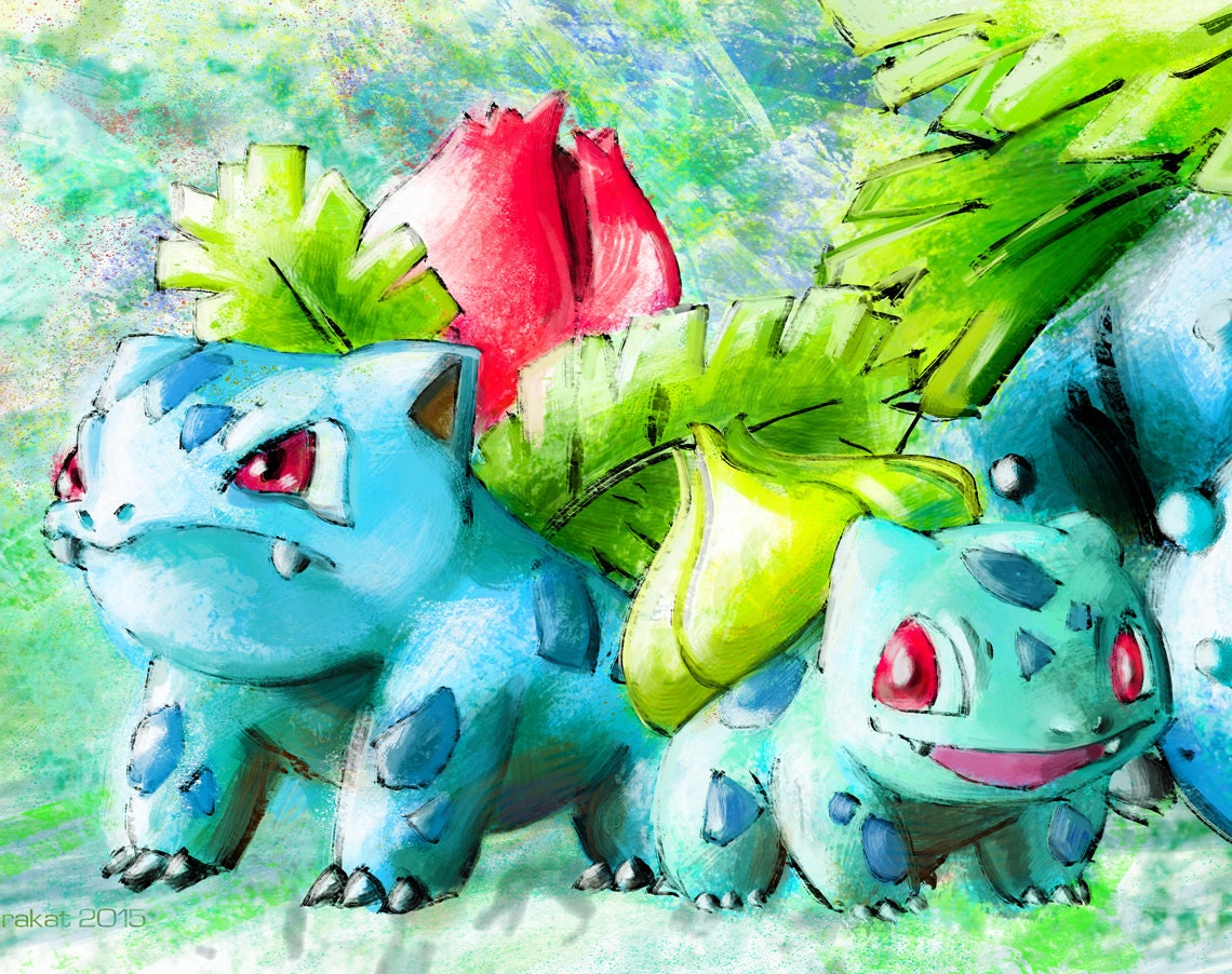 Bulbasaur Ivysaur Venusaur Wallpaper