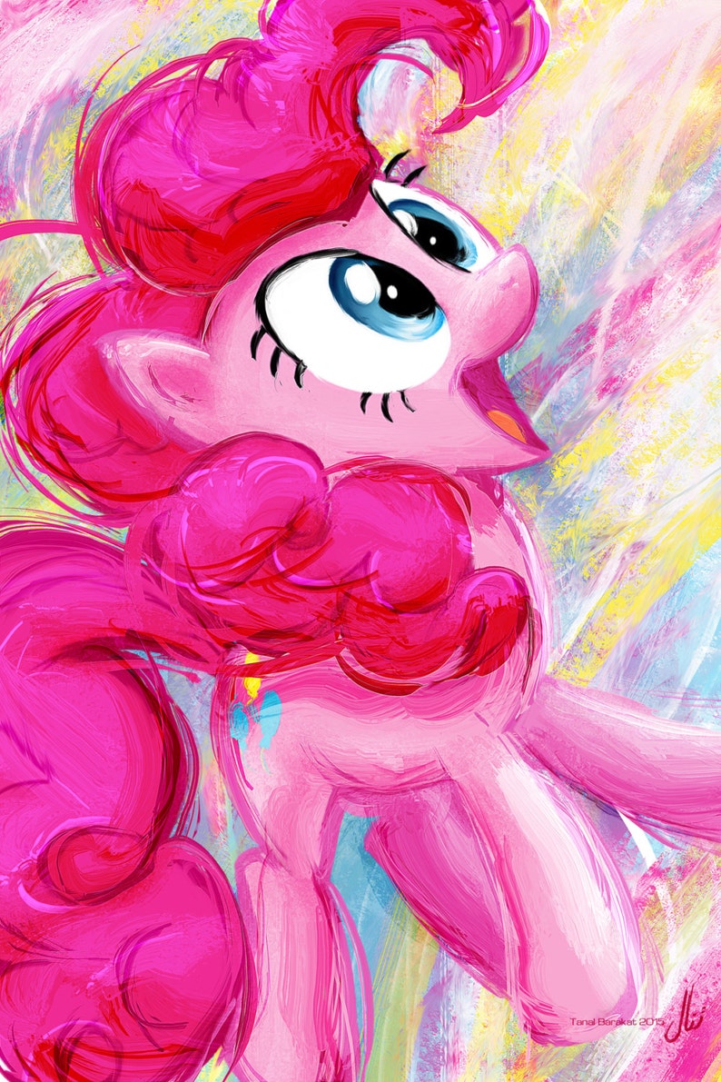 Pinkie Pie - My Little Pony Friendship is Magic Art Print Poster - Etsy