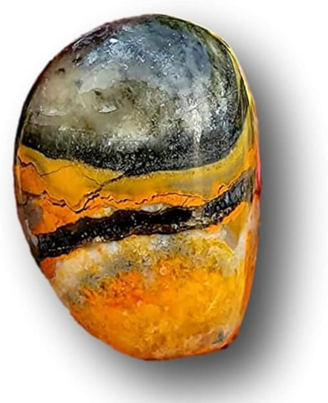 Bumble Bee Jasper Bumblebee Natural Healing Crystal Gemstone Tumbled ...