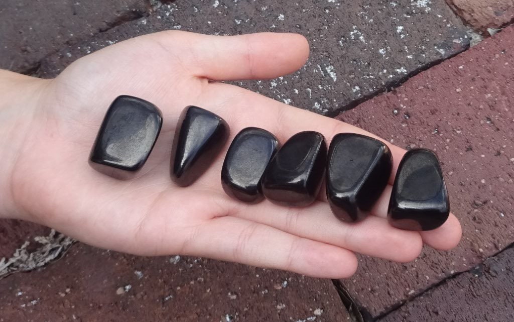 Jet Gemstone Tumbled & Hand Polished Natural Metaphysical - Etsy