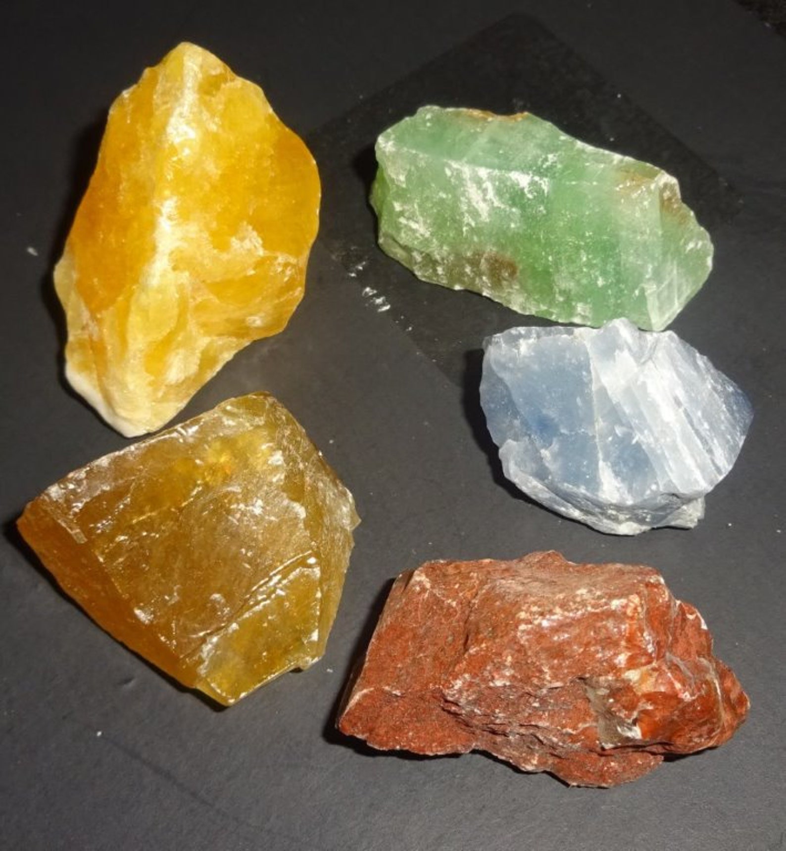 Calcite Mexico A Grade 5 Colors Natural Rough Calcite | Etsy