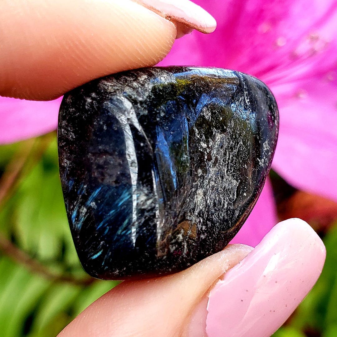 Astrophyllite - A Grade Tumbled & Hand Polished Natural Healing Crystal ...