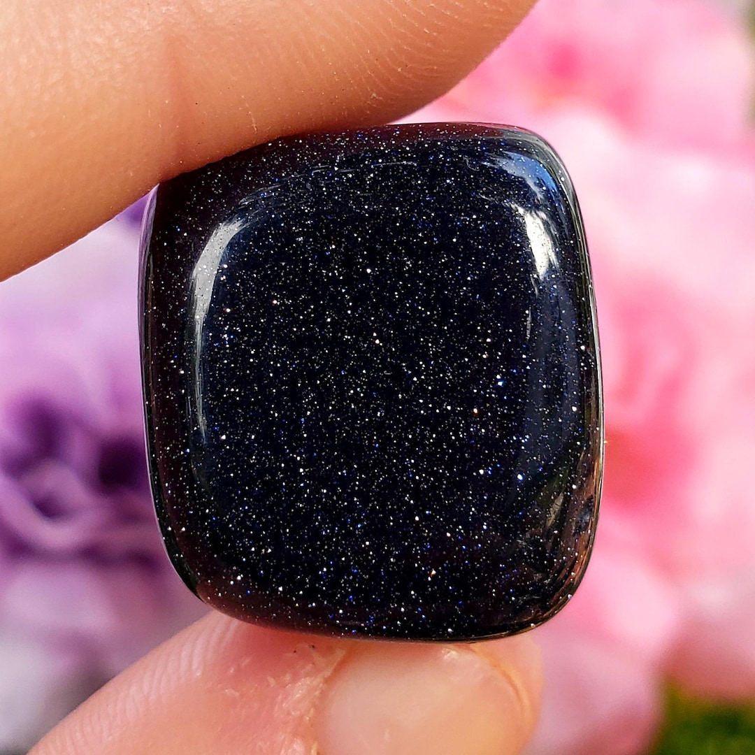 Blue Goldstone Tumbled & Polished Natural Crystal Healing Gemstone - 1 ...
