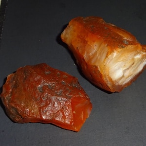 Raw Fire Agate From Mexico -rough 100% Natural Free Form Crystal ...