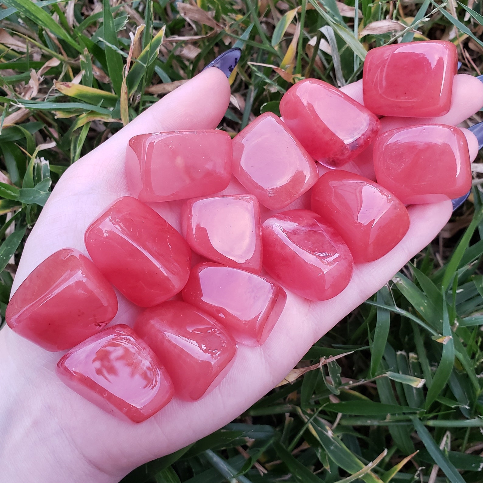 Cherry Quartz Natural A Grade Healing Crystal Gemstones Collectible ...