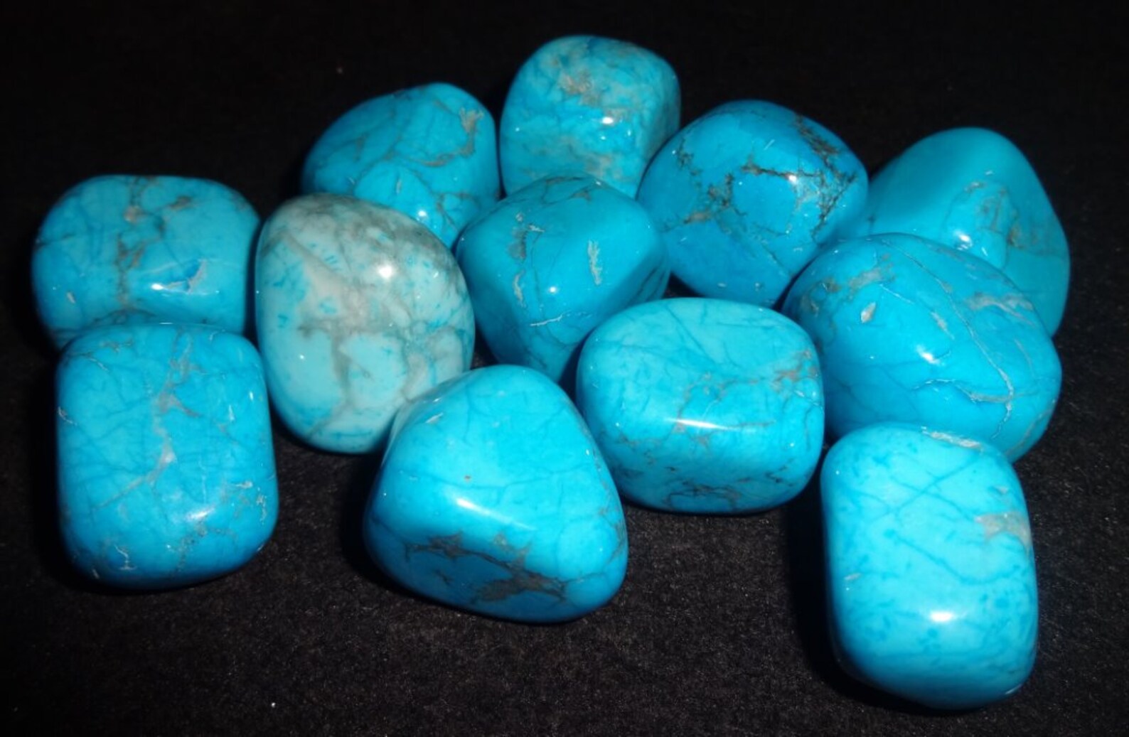 Blue Howlite Tumbled & Hand Polished Natural Crystal Healing - Etsy