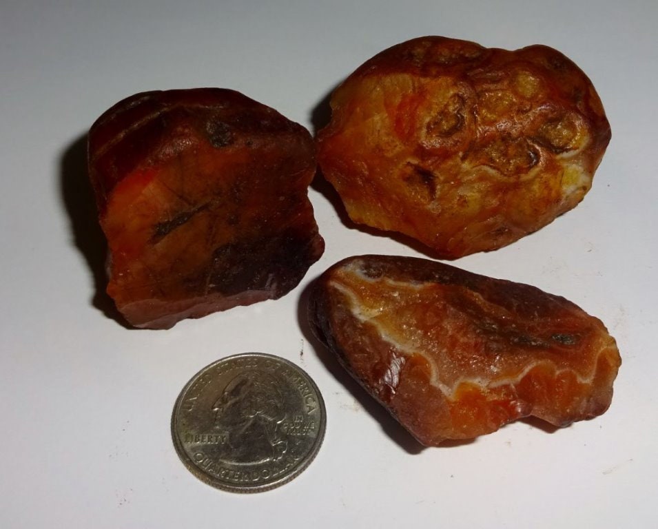 Raw Fire Agate From Mexico Rough 100% Natural Free Form - Etsy
