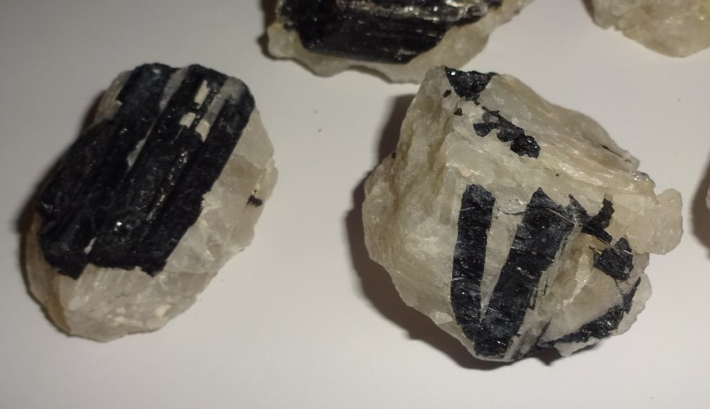 Black Tourmaline Matrix in Quartz With Multi Colored Mica Schorl From ...