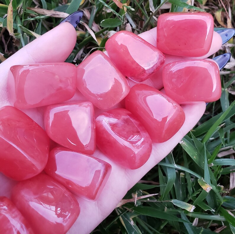 Cherry Quartz Natural A Grade Healing Crystal Gemstones - Etsy
