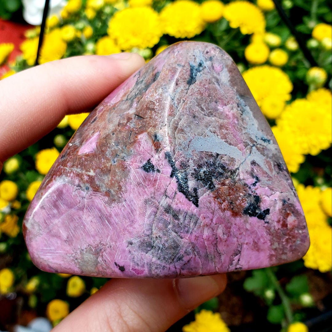 Cobaltoan Calcite AKA Aphrodite Stone With Malachite Larger Natural ...
