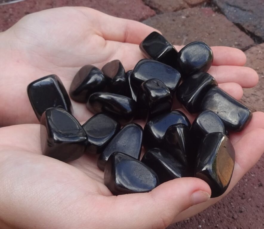 Jet Gemstone Tumbled & Hand Polished Natural Metaphysical - Etsy