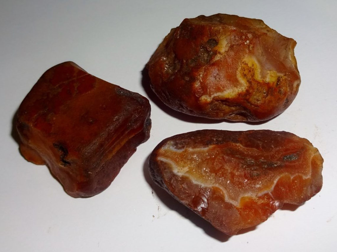 Raw Fire Agate From Mexico Rough 100% Natural Free Form - Etsy