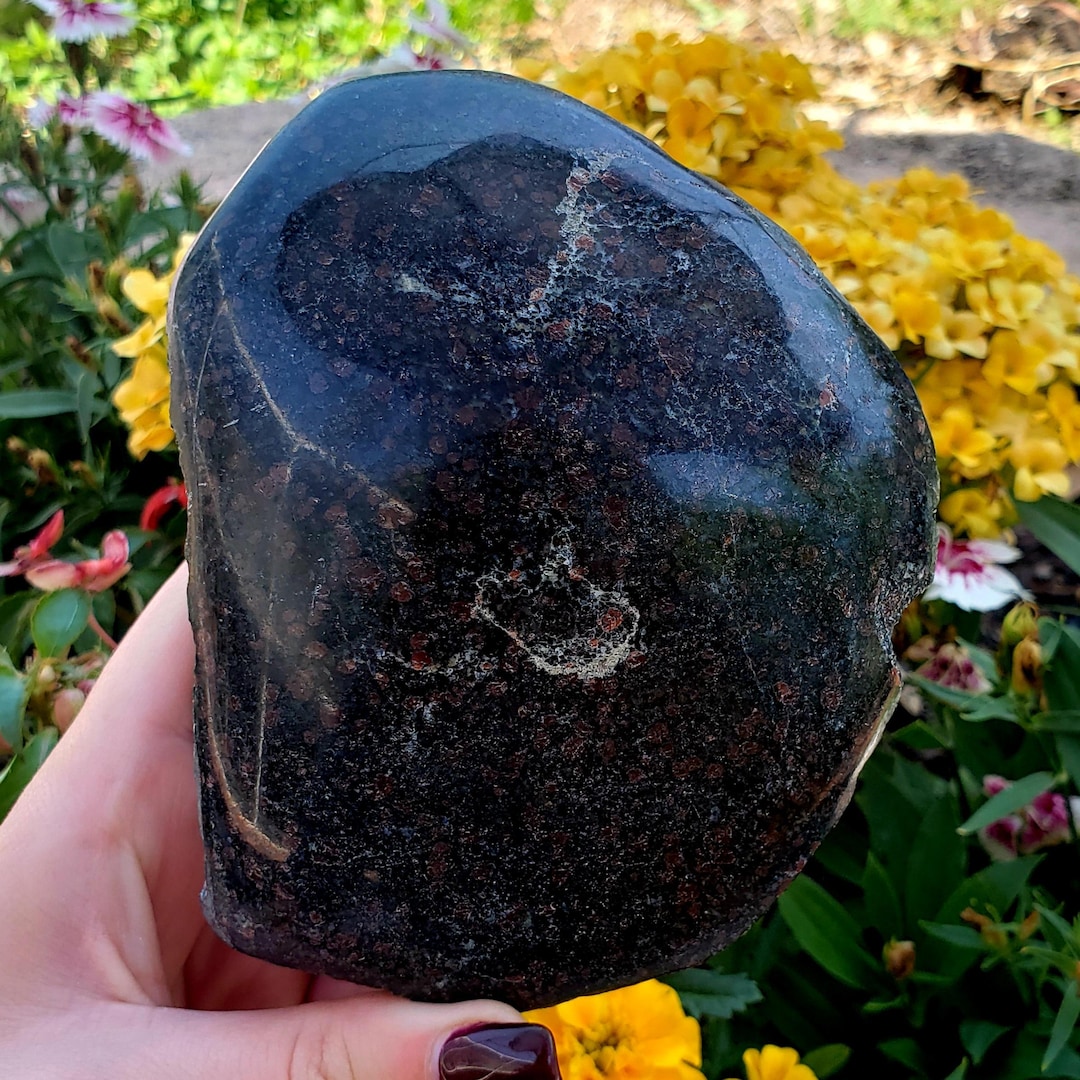 Nuummite the Sorcerers Stone From Greenland Large Natural Healing ...