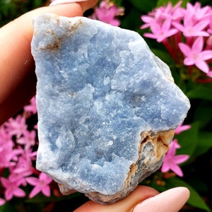 Angelite Natural Rough Raw Crystal Healing Gemstone Spiritual Chakra ...