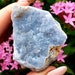 Angelite Natural Rough Raw Crystal Healing Gemstone Spiritual Chakra ...