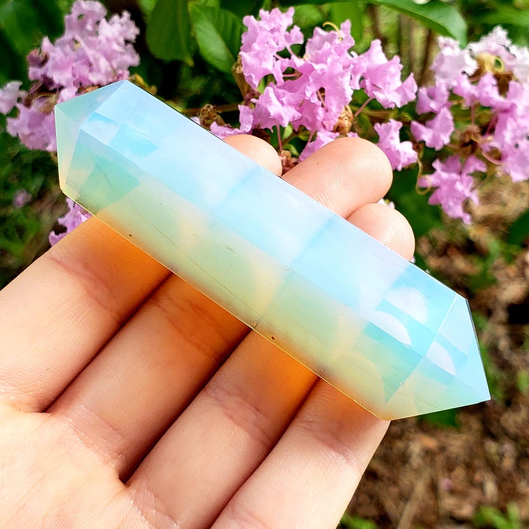 Opalite Polished Double Terminated Point Natural Metaphysical Chakra ...
