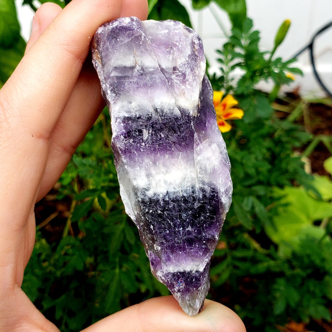 Chevron Banded Amethyst Rough Natural Healing Metaphysical Chakra ...