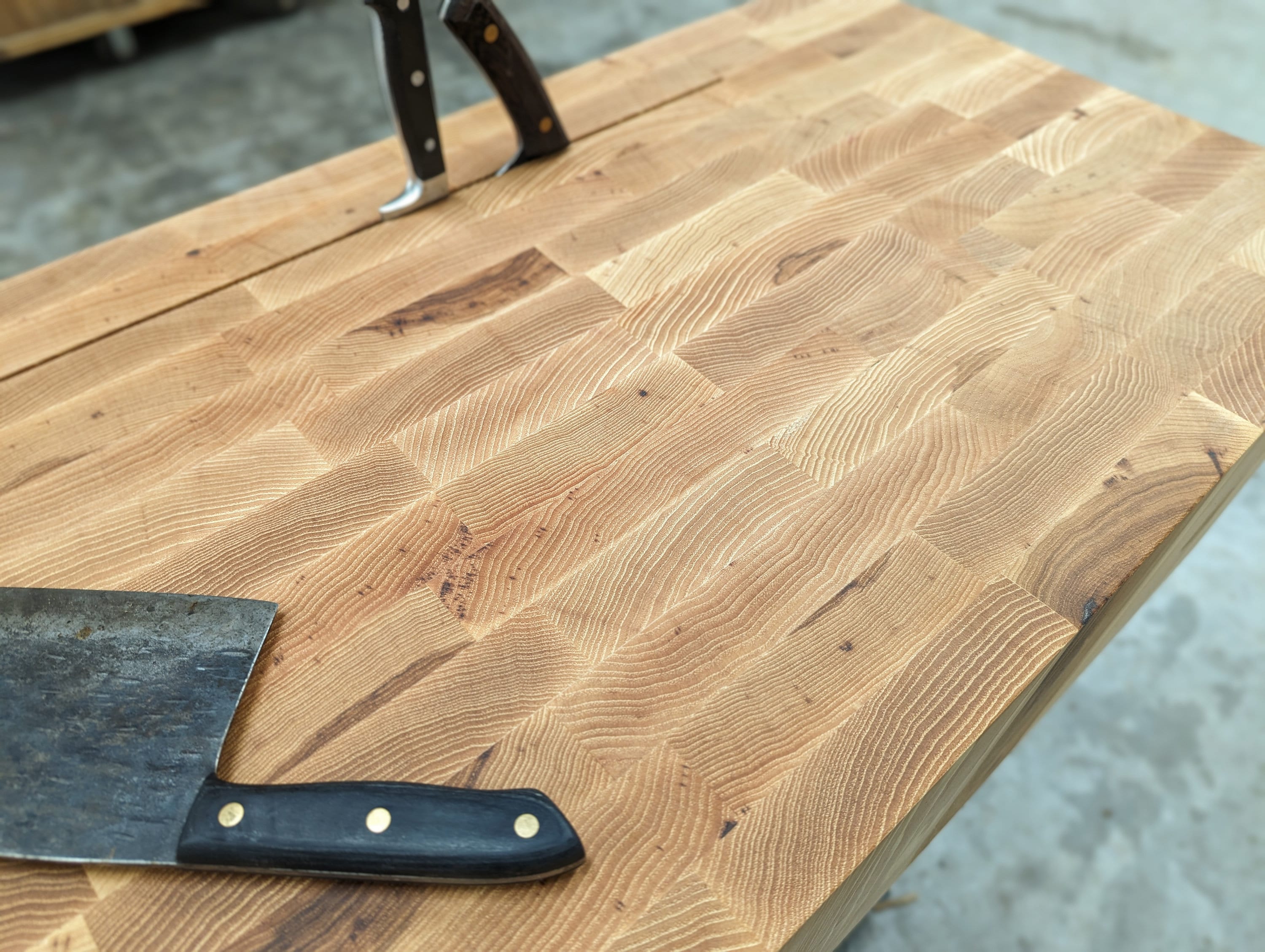 12" Thick Butcher Block for End of Kitchen Island - Etsy