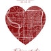 Indianapolis Heart Map - Etsy