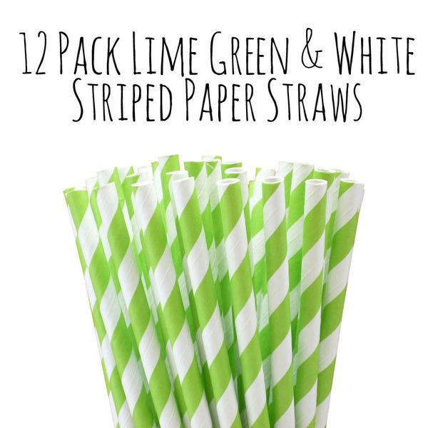 Lime Green Straw - Etsy
