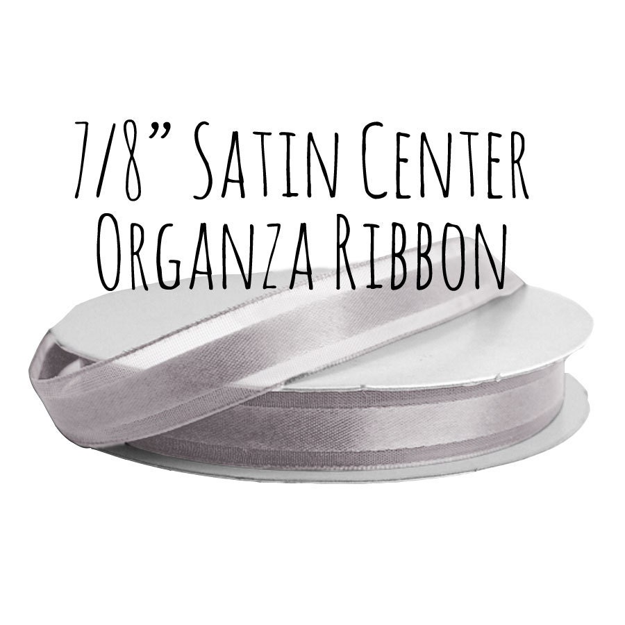 Silver Ribbon Silver Satin Ribbon 7/8 Ribbon Silver - Etsy