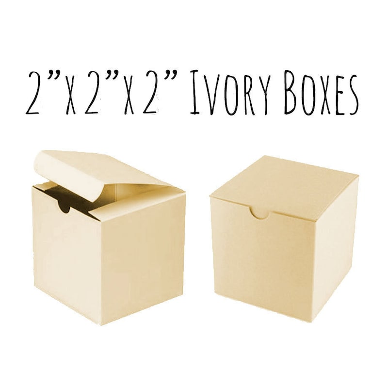 Ivory Favor Boxes - Etsy