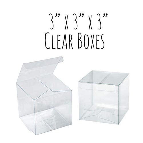 100pcs of Clear PVC Box - Etsy
