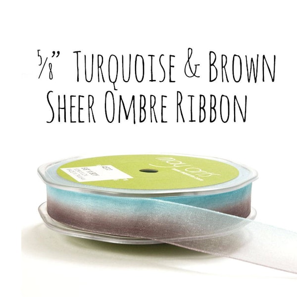 Turquoise and Brown - Etsy