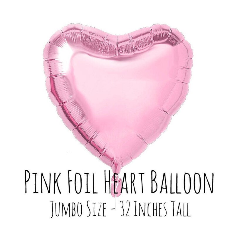 Metallic Heart Balloons - Etsy