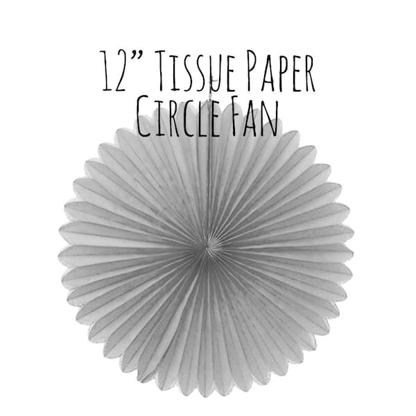 Tissue Paper Fan - Etsy