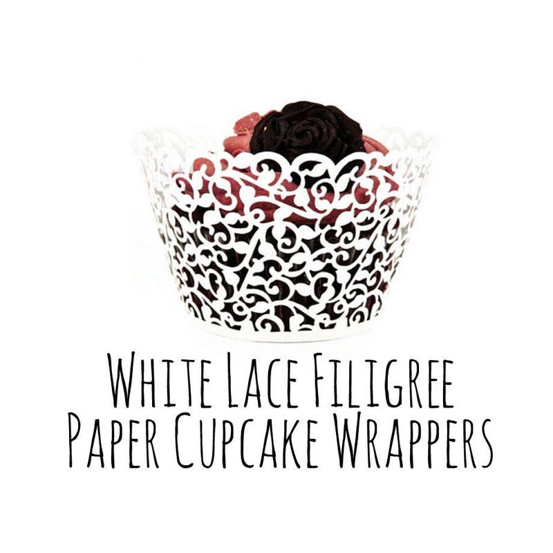 Lace Cupcake Wrapper - Etsy