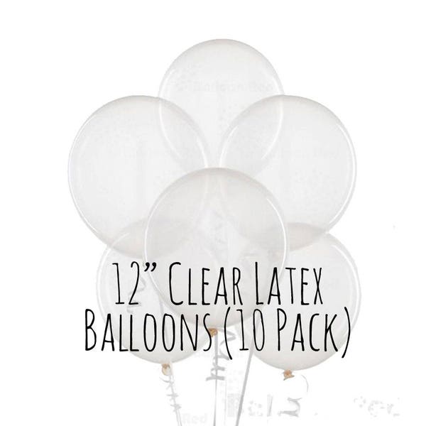 Clear Balloons - Etsy
