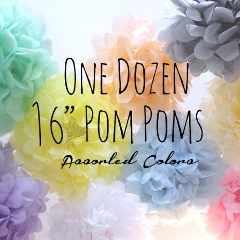 Extra Large Pom Poms - Etsy