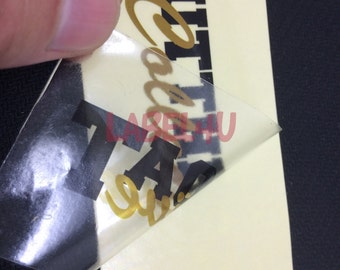 100pcs Custom clear stickersvinyl sticker print clear glass | Etsy