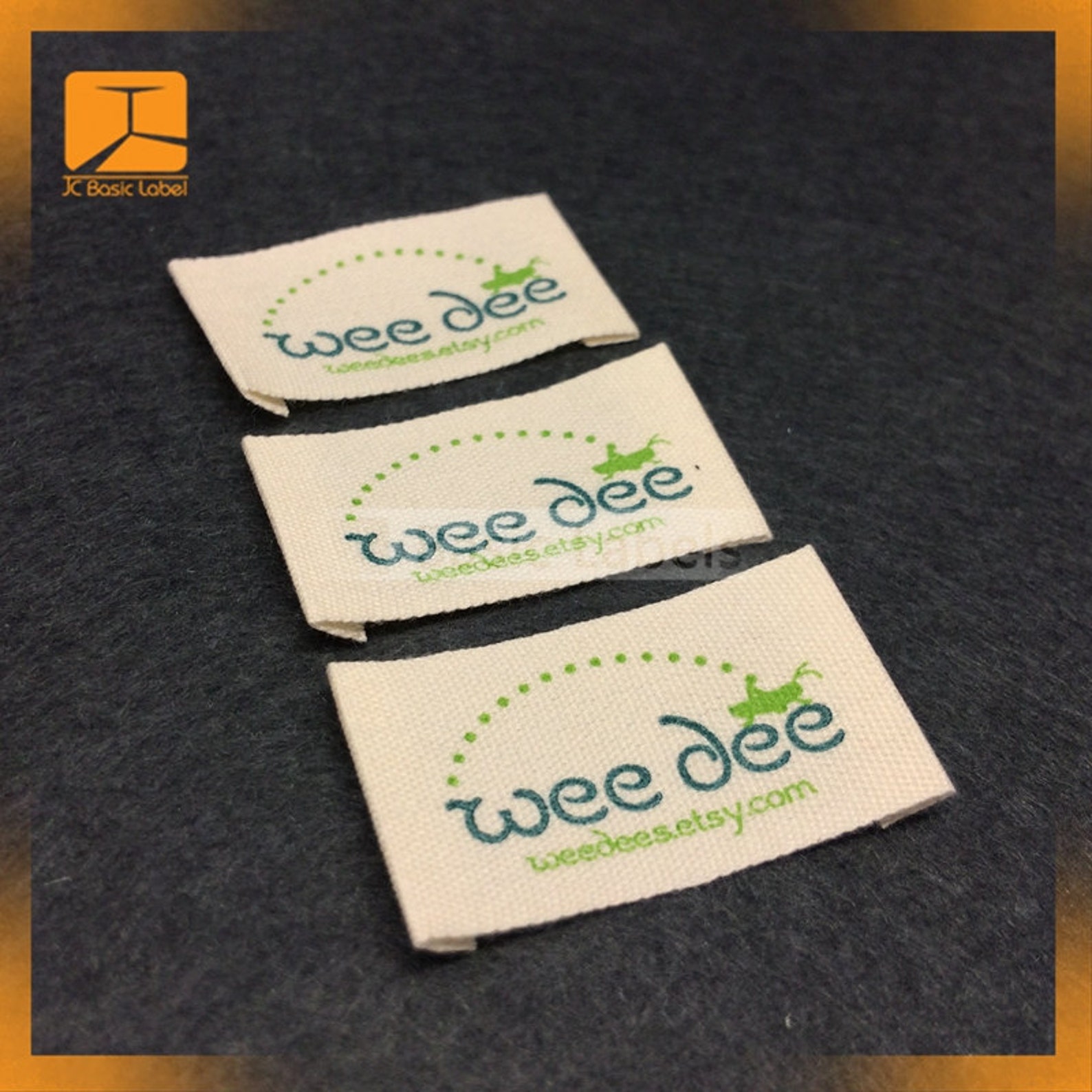 600 Cotton Printed Labels Garment Tags Cotton Printing Tags - Etsy