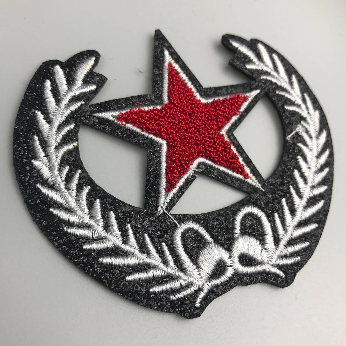 200 Chenille Embroidered Patch Chenille Varsity Denim Vest - Etsy