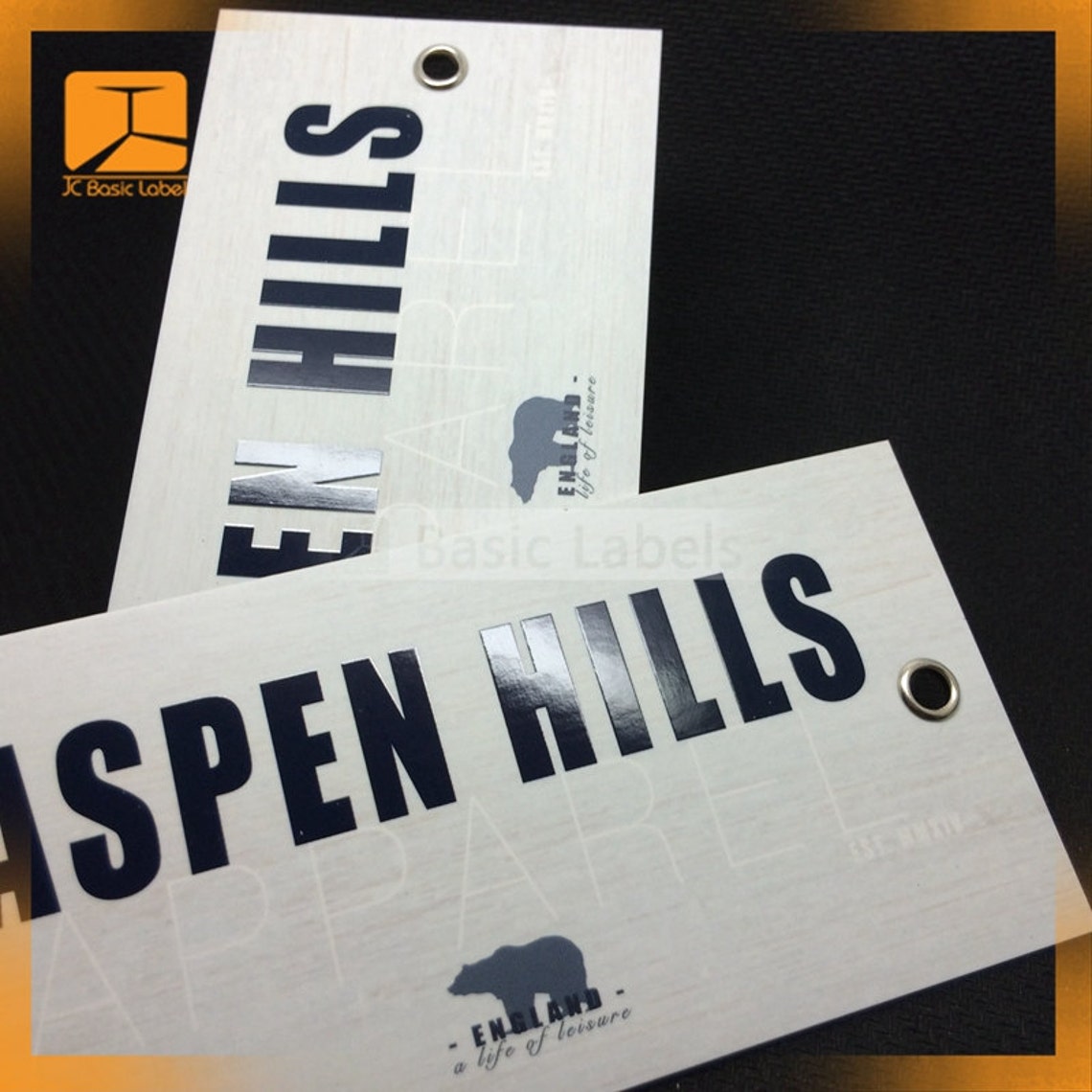 500 glossy UV tags UV hang tags Custom bright and glossy UV | Etsy