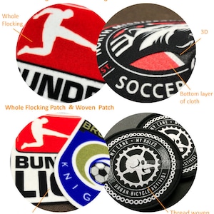 100 Custom Flocking Patch, Flocking Patches, Flock Heat Transfer Paper ...