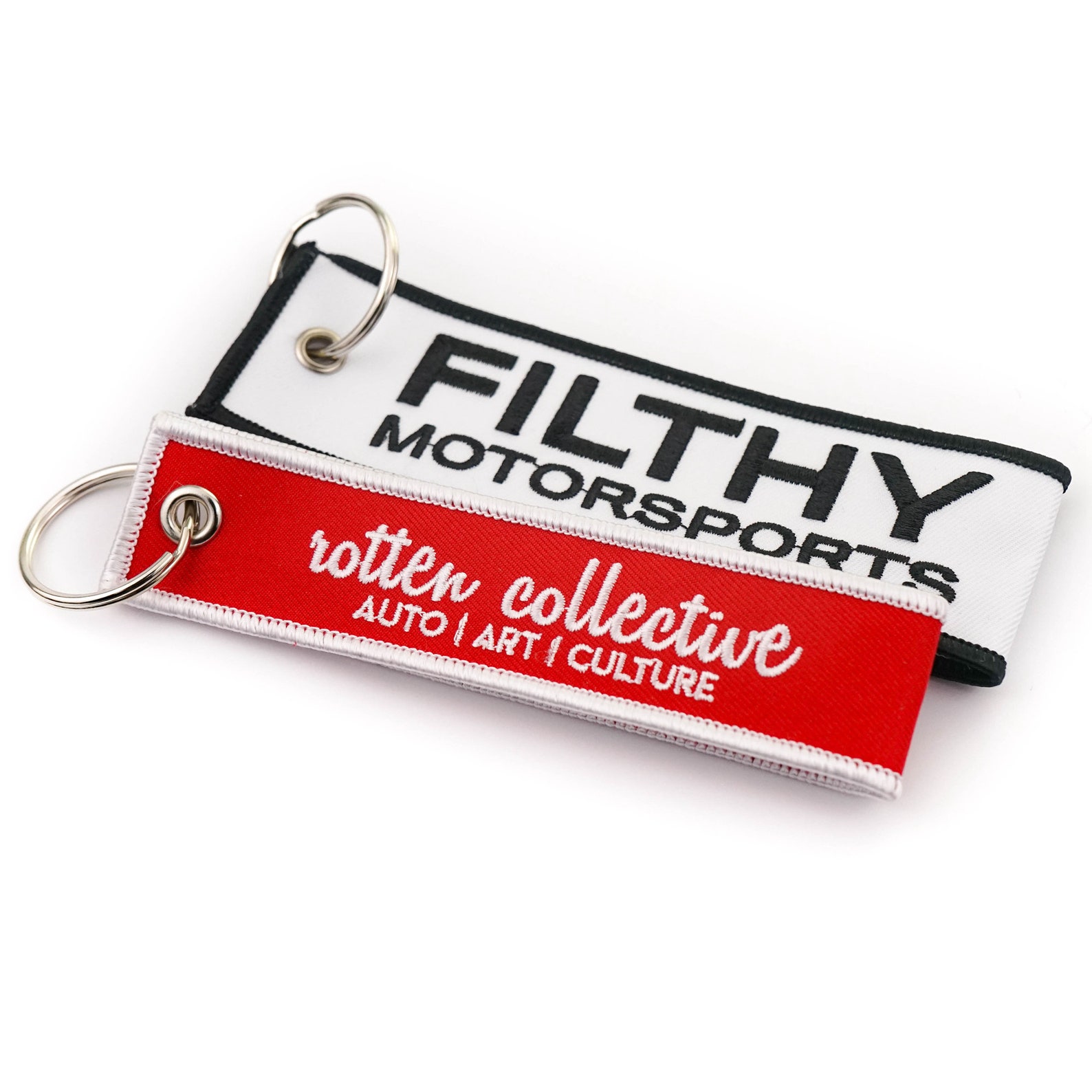 50 Custom Embroidery Key Fob, Personalized Key Fob, Embroidered Key Fob ...