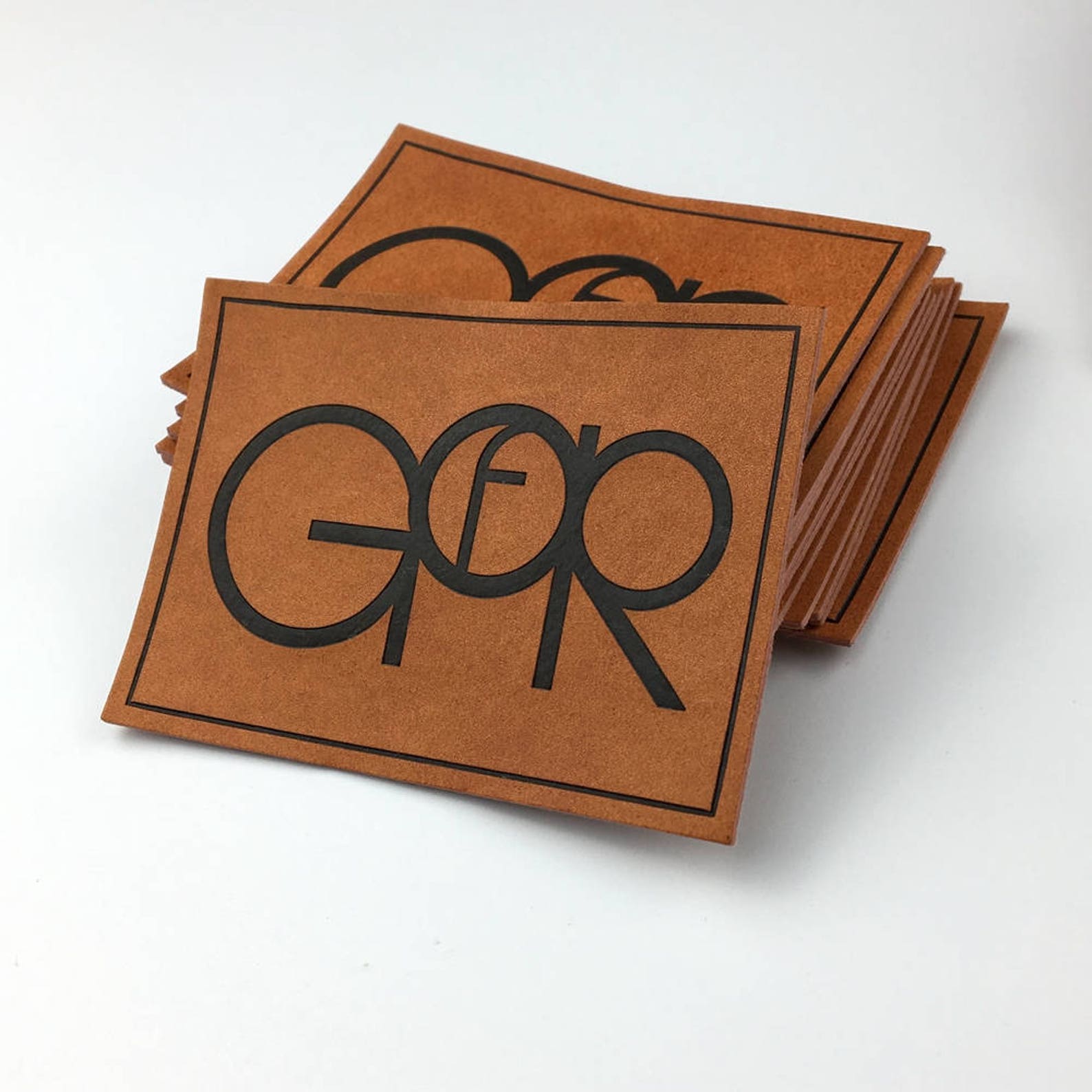 100 Pu Leather Patch Custom Embossed Leather Label Custom Pu - Etsy