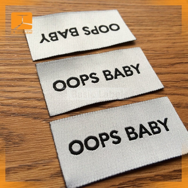 500 High density label HD woven label High quality soft | Etsy