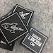 50 Gold Foil Leather Patch, Silver Foil Leather Patch, Luxury Pu Label ...