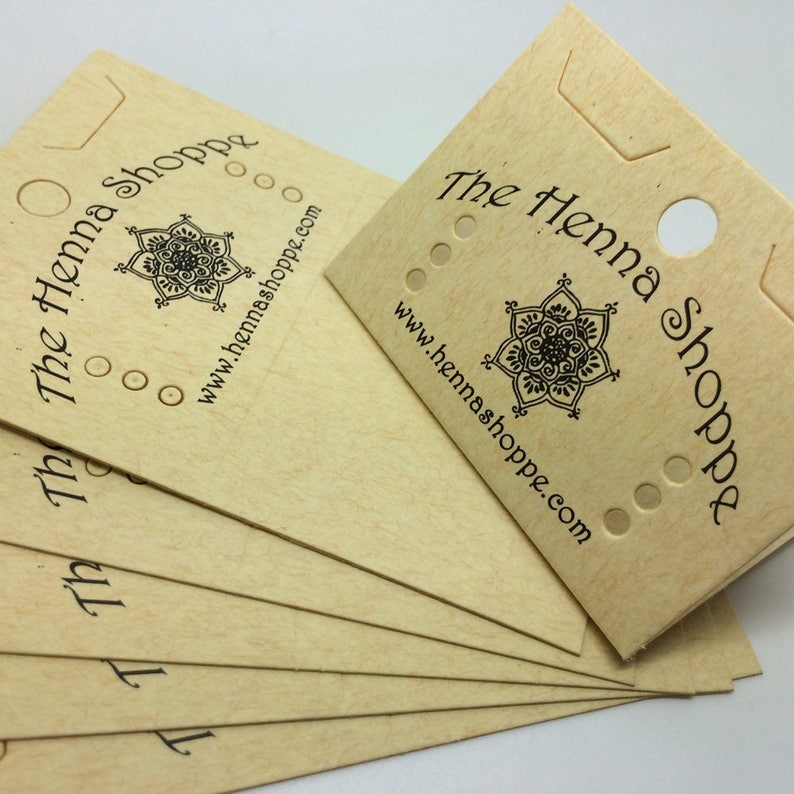 500 Custom Printed FOLDED Hang Tags Folded Price Tags Folded | Etsy