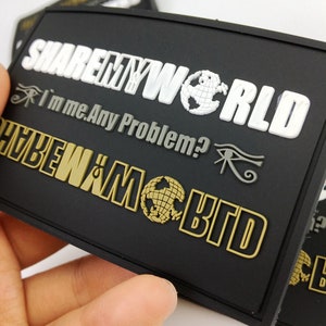 100 Custom PVC Morale Patch, 3d Pvc Patch, 3D PVC Morale Patch ...