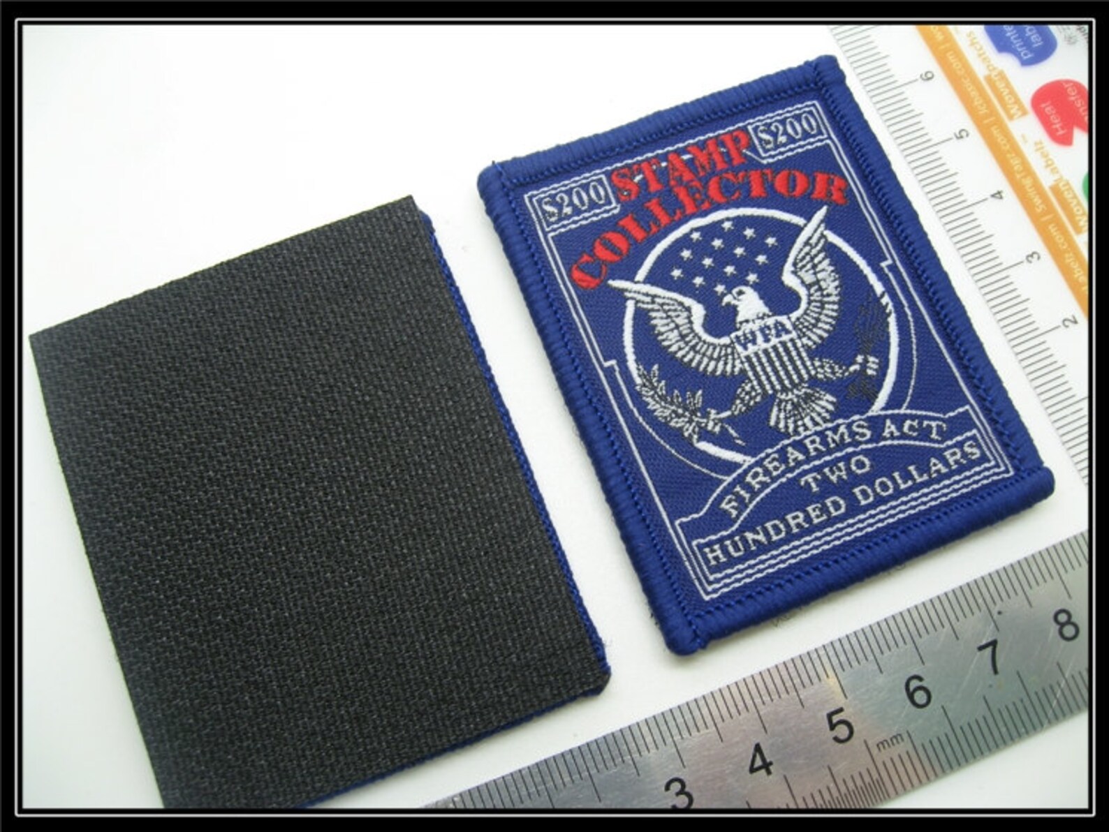 100 Custom Woven Patches patch Woven woven Badge Merrow | Etsy