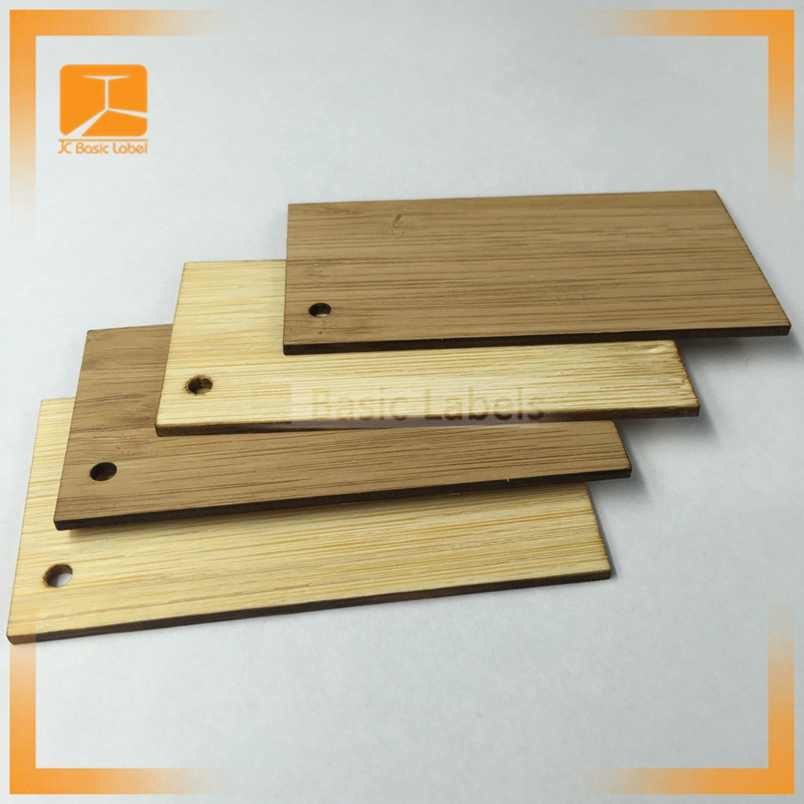 500 Bamboo Hang Tag Bamboo Hangtags Die Cut Bamboo Hangtags | Etsy