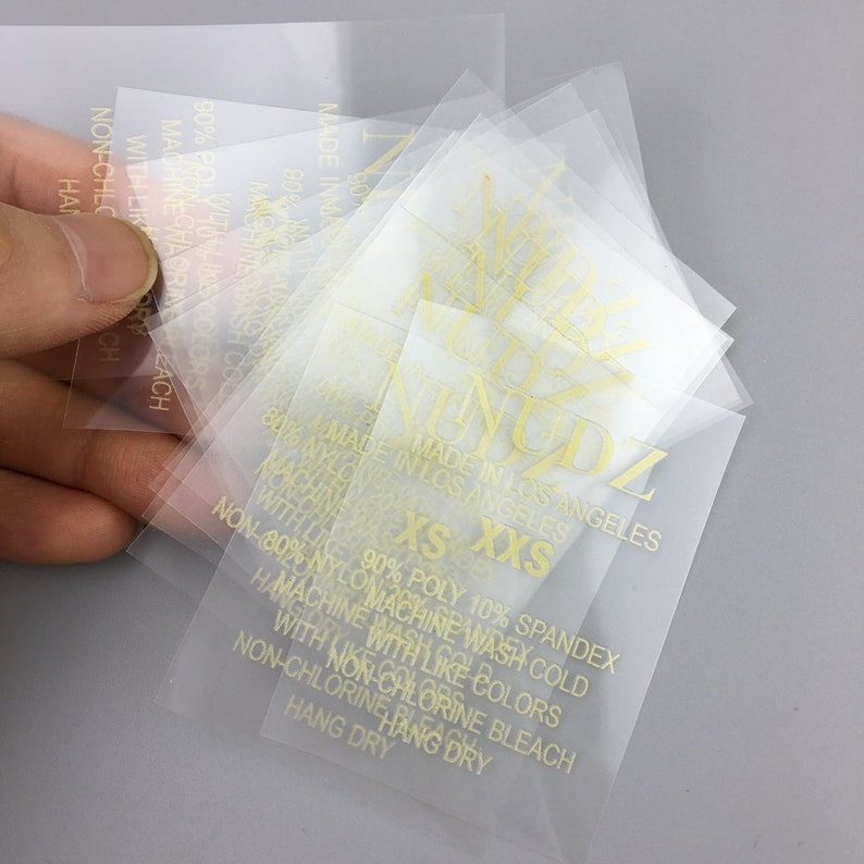 250pcs Heat Transfer Label Custom Heat Press Transfers Label - Etsy