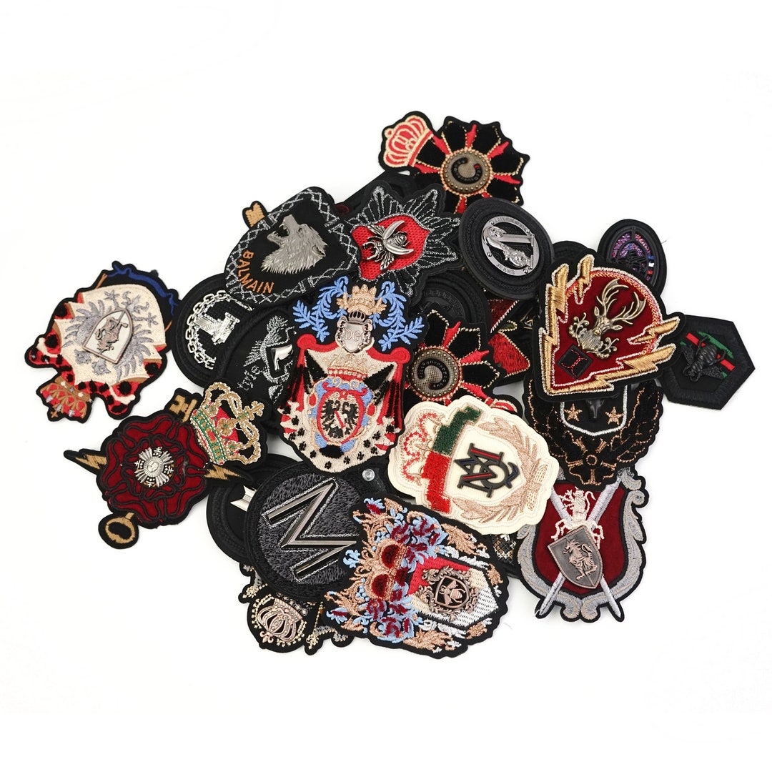 Custom Toothbrush Embroidery Patch, Fashion Sequin Embroidered Applique ...