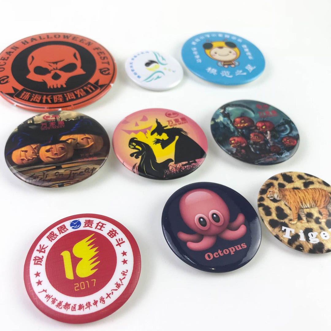 100 Custom Badges, Custom Button Badges, Custom Pin Badges ...